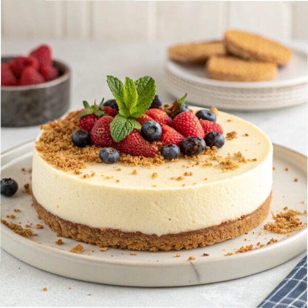 Quick & Simple No-Bake Cheesecake Recipe – So Creamy!
