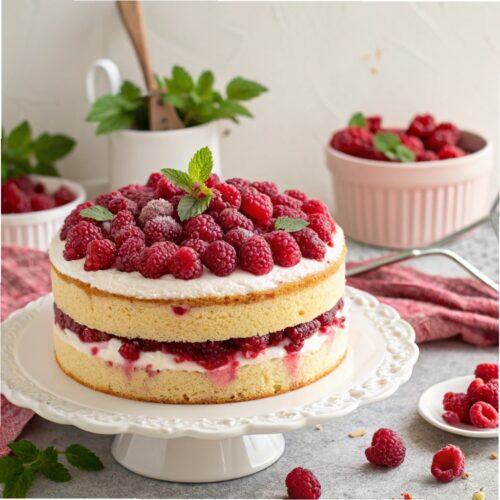 The Best Raspberry Cake Filling Recipe Ever!