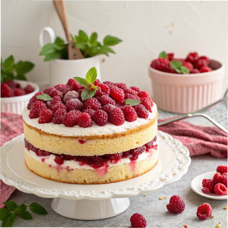 The Best Raspberry Cake Filling Recipe Ever!